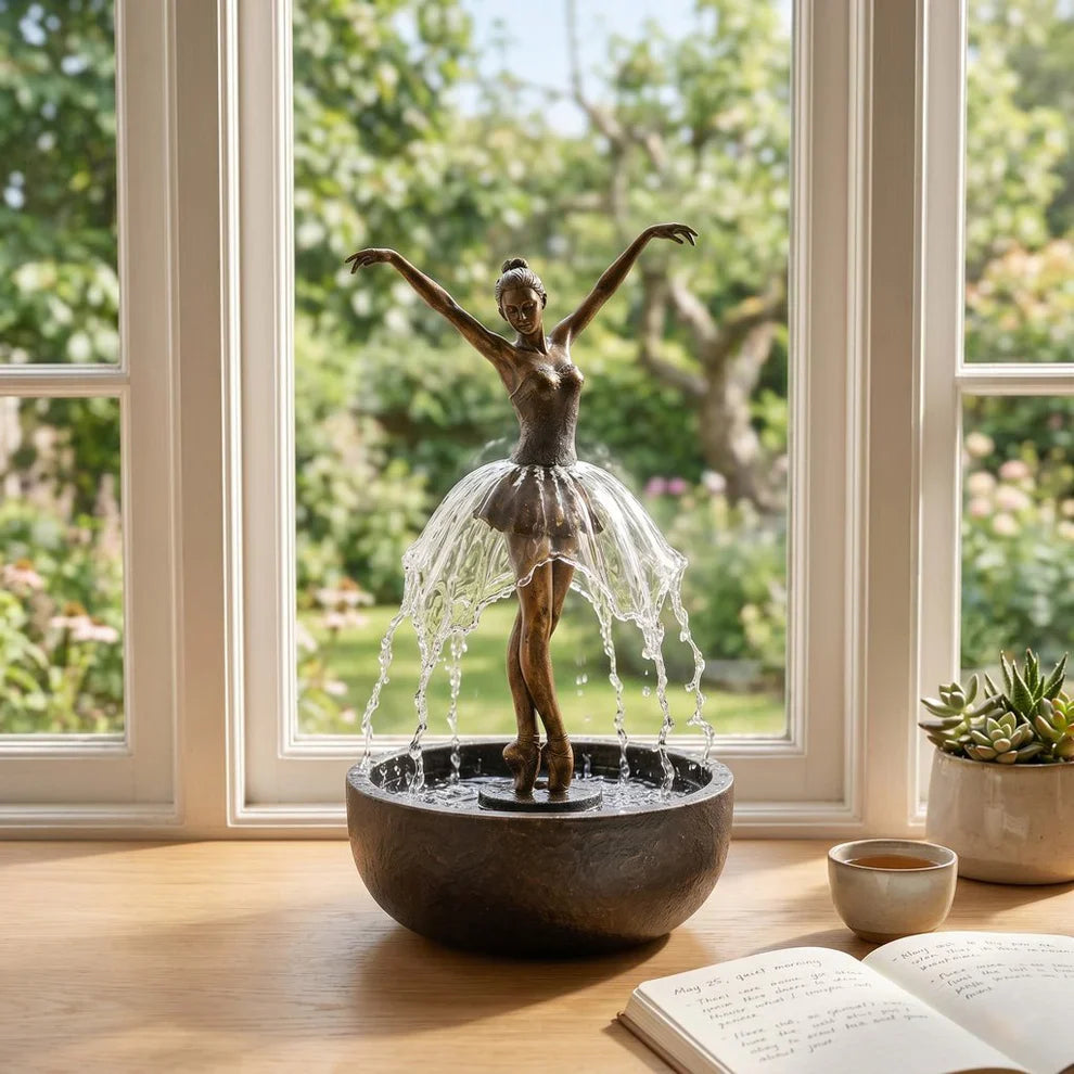 Ballerina Waterfall Bluetooth Speaker Fountain – zavrlyhome